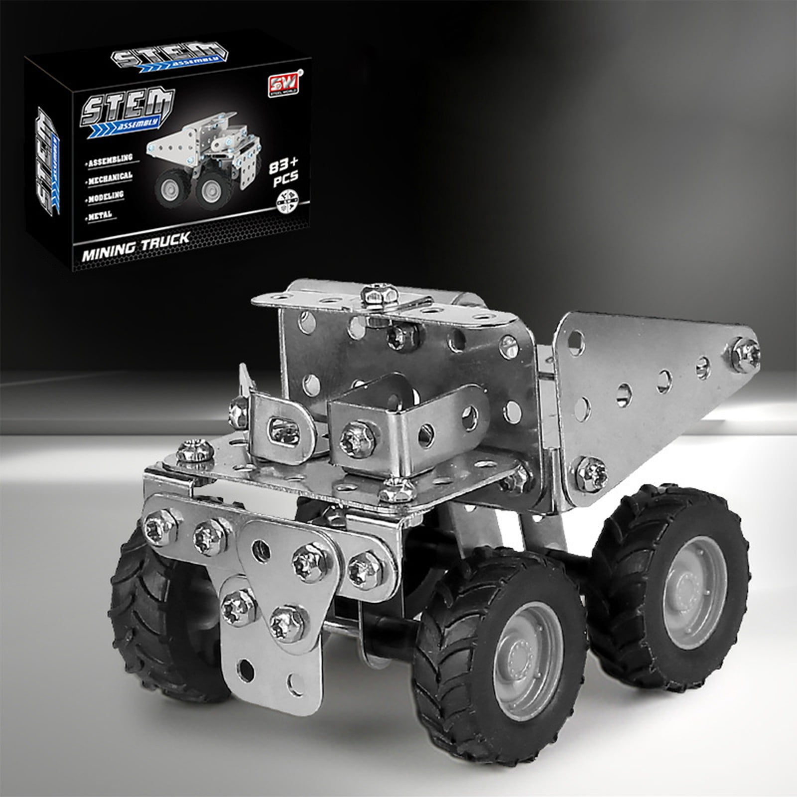 Erector Sets Stem Assembly Metal, Building Assembly Toy 3-D Puzzle Off ...