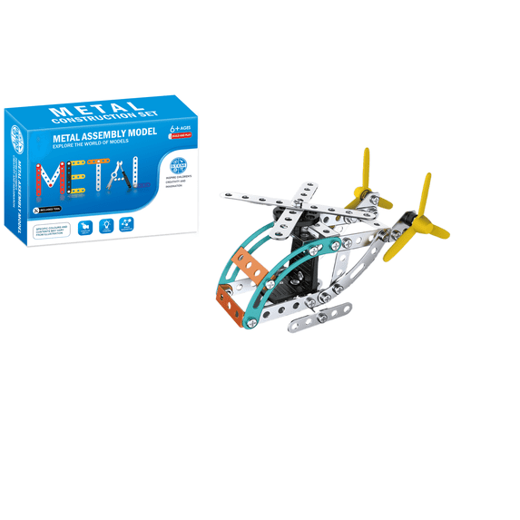 Erector sets STEM toys helicopter metal model kit building sets Gifts ...