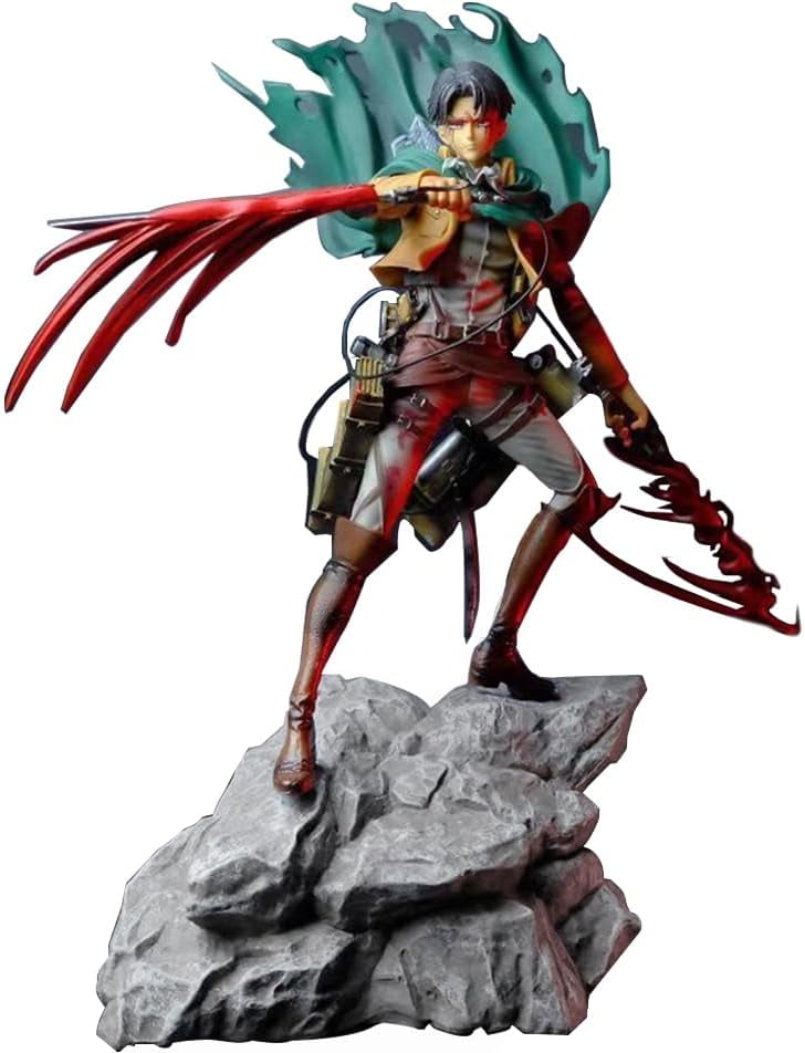 Eren Jaeger Figure Rips The Jaw Giant Apart Model Statue SanLi Figure ...