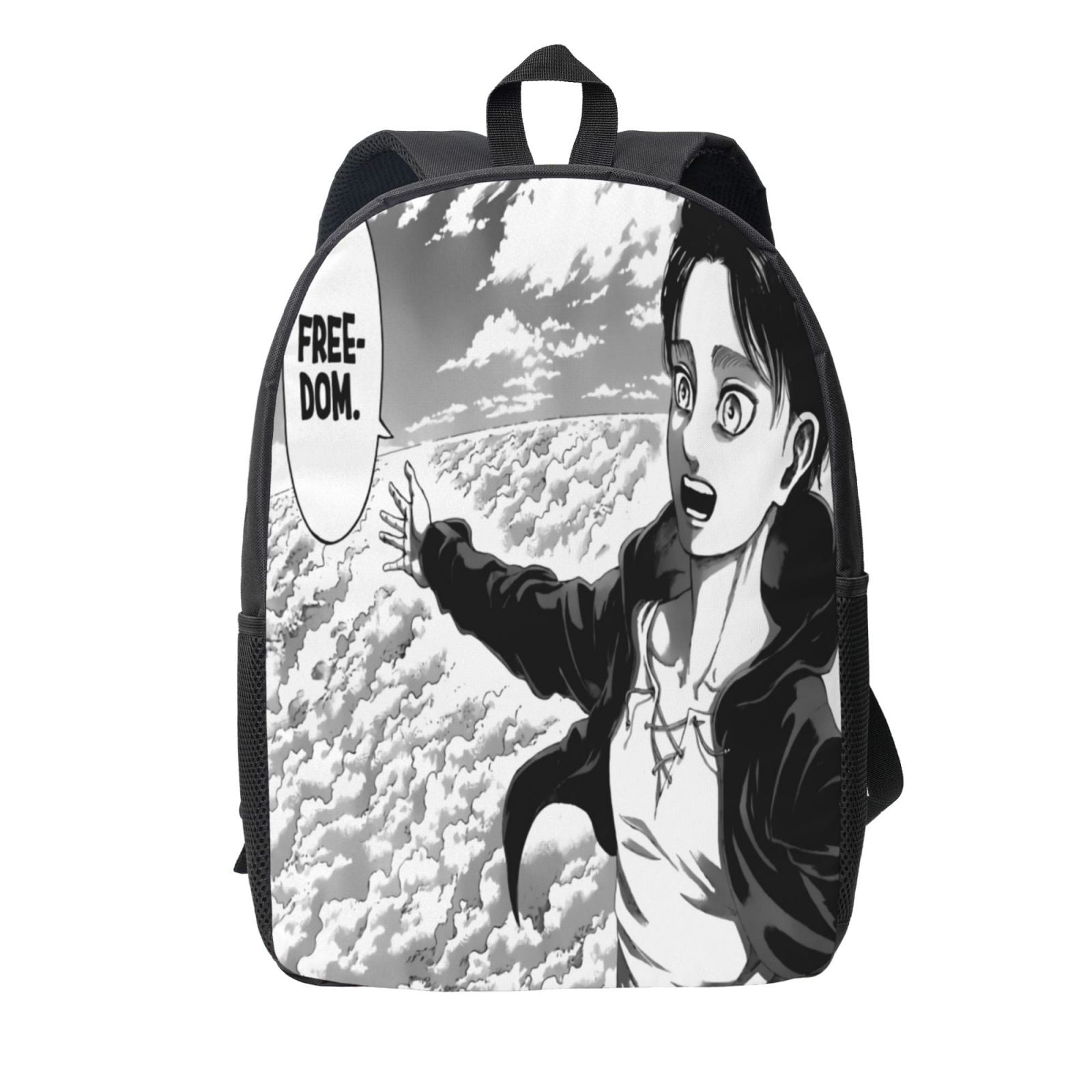 Eren Jaeger Freedom Panel Backpack Simple Lightweight Backpack Fashion ...
