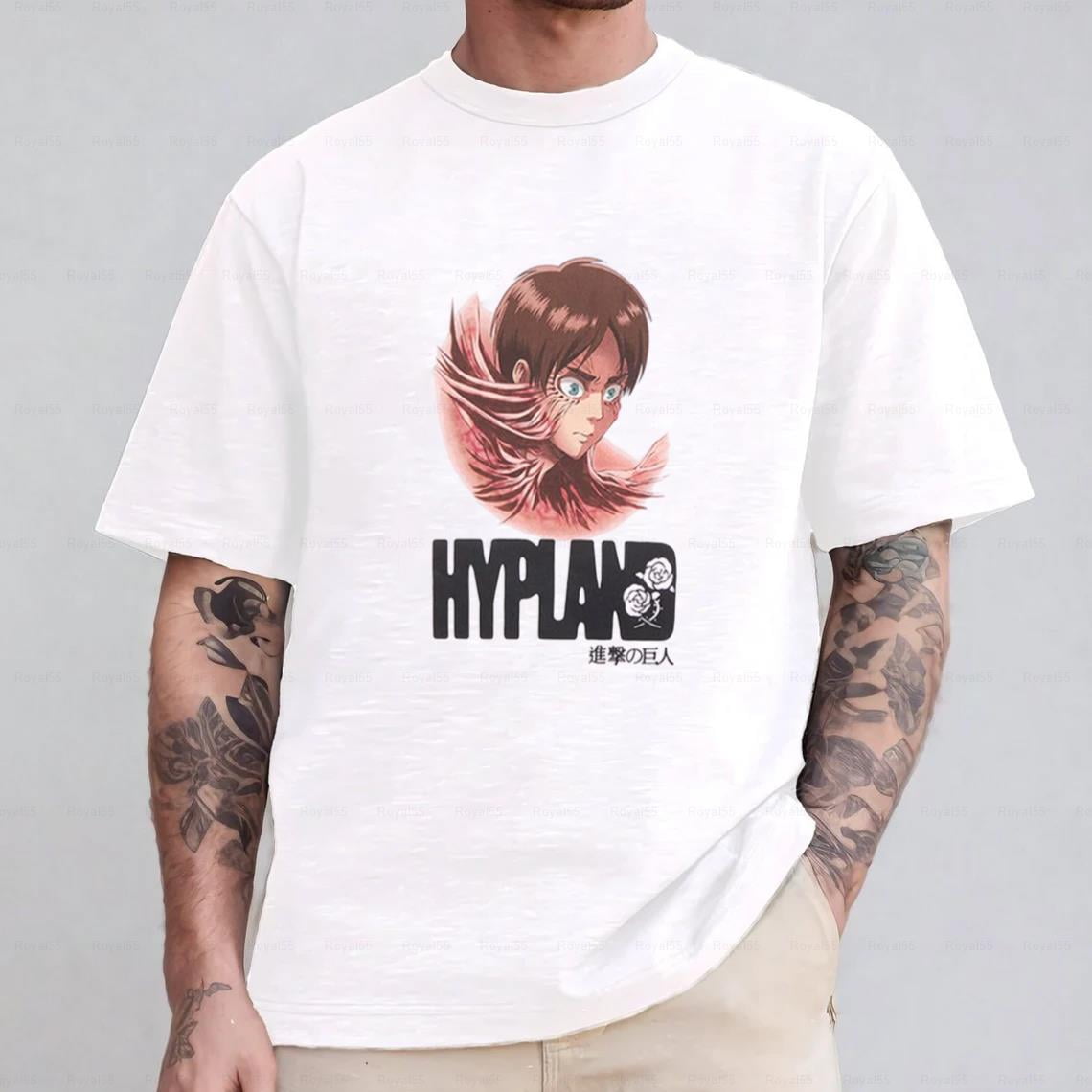 Eren Yeager Anime Action Fan T-Shirt, for men & women, up to size 5XL ...