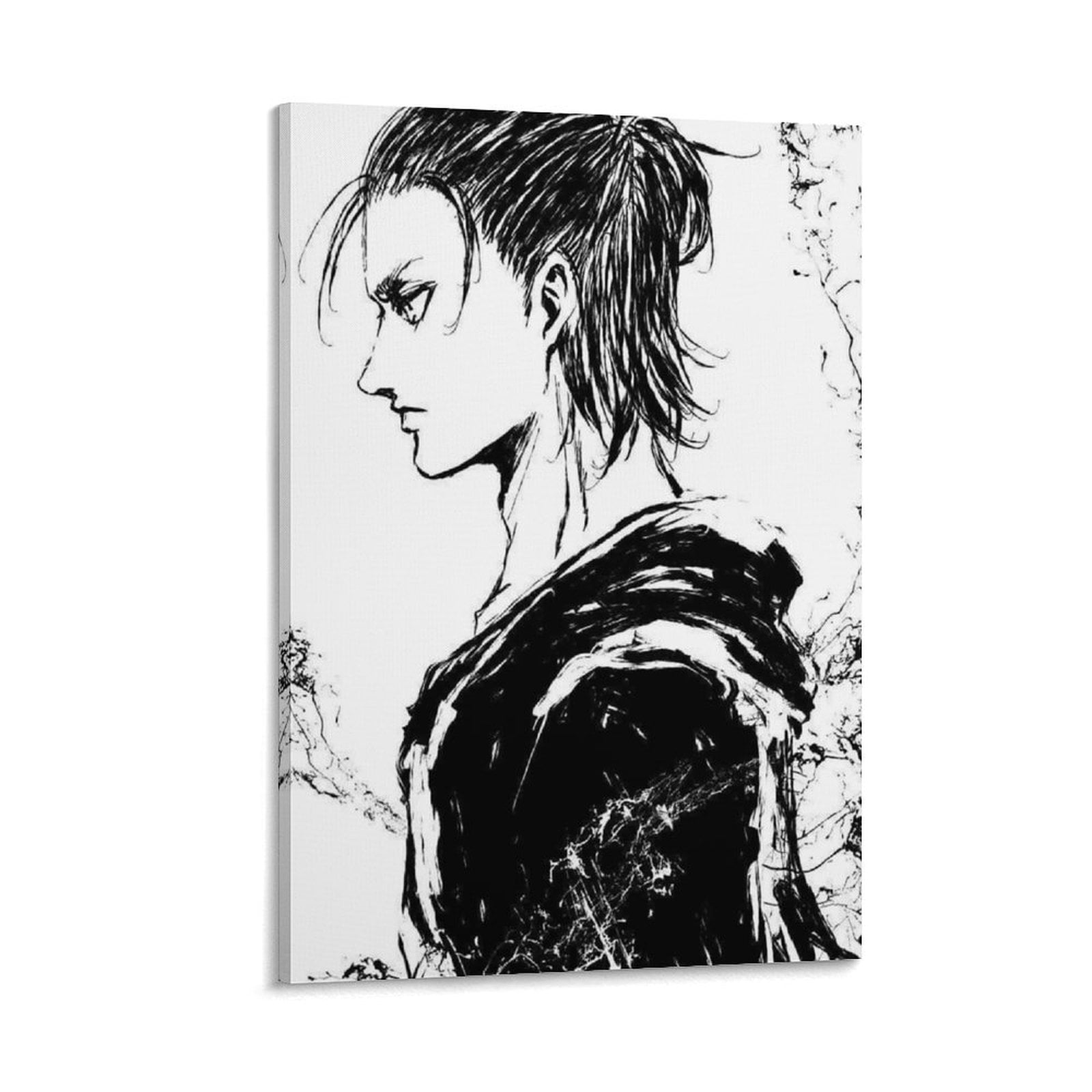 Eren Yeager Poster Canvas Poster Wall Art Picture Prints Hanging Photo ...