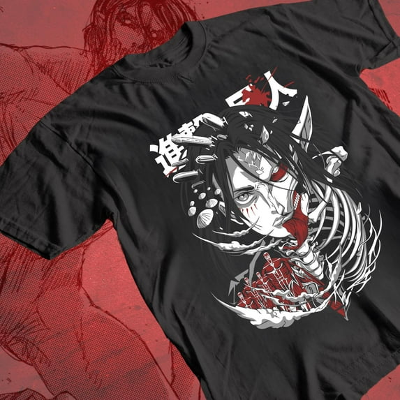 Eren Yeager T-Shirt, Shingeki no Kyojin Anime Tee - Walmart.com