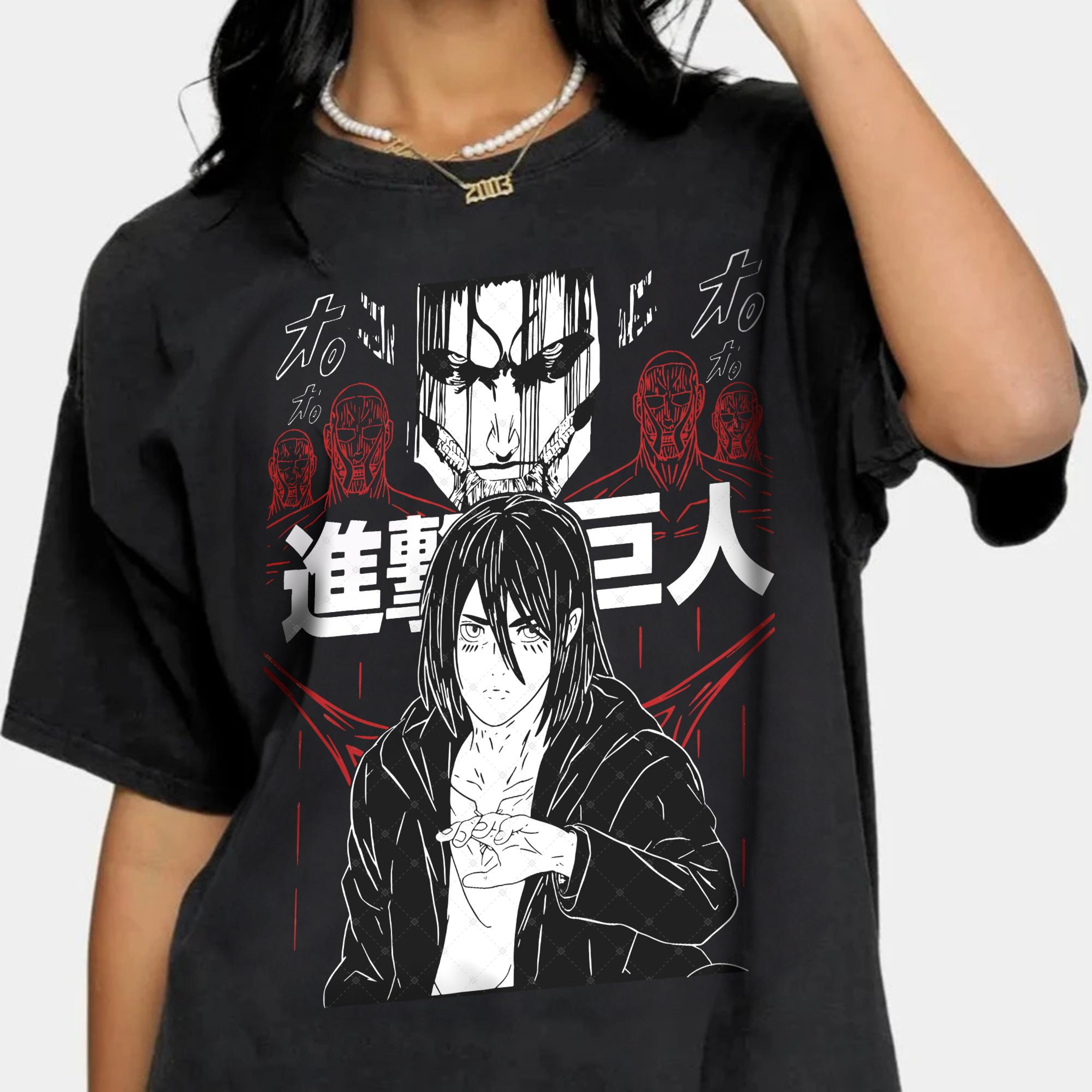 Eren Yeager Unisex Shirt, Eren Yeager AOT Anime T-shirt, Attack On ...