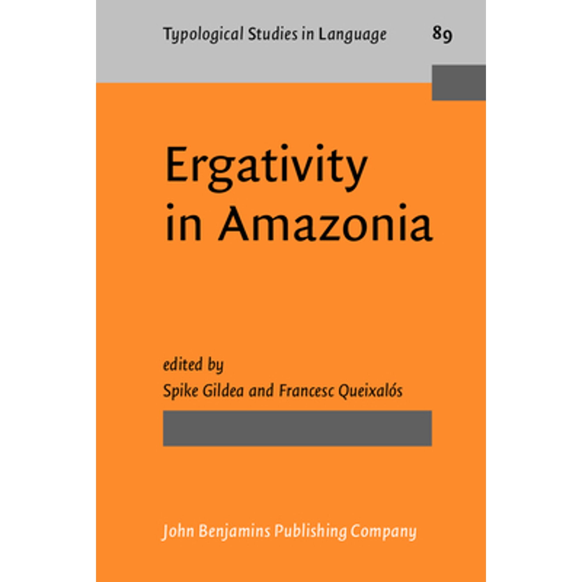 Pre-Owned Ergativity in Amazonia (Hardcover) by Spike Gildea, Francesc ...