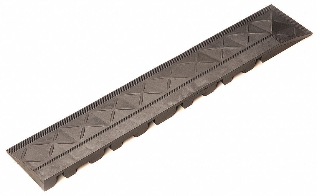 Ergo Advantage Safe-Flex Mat Edging,Black,4 in. x 18 in.,PK2 A5-B ...