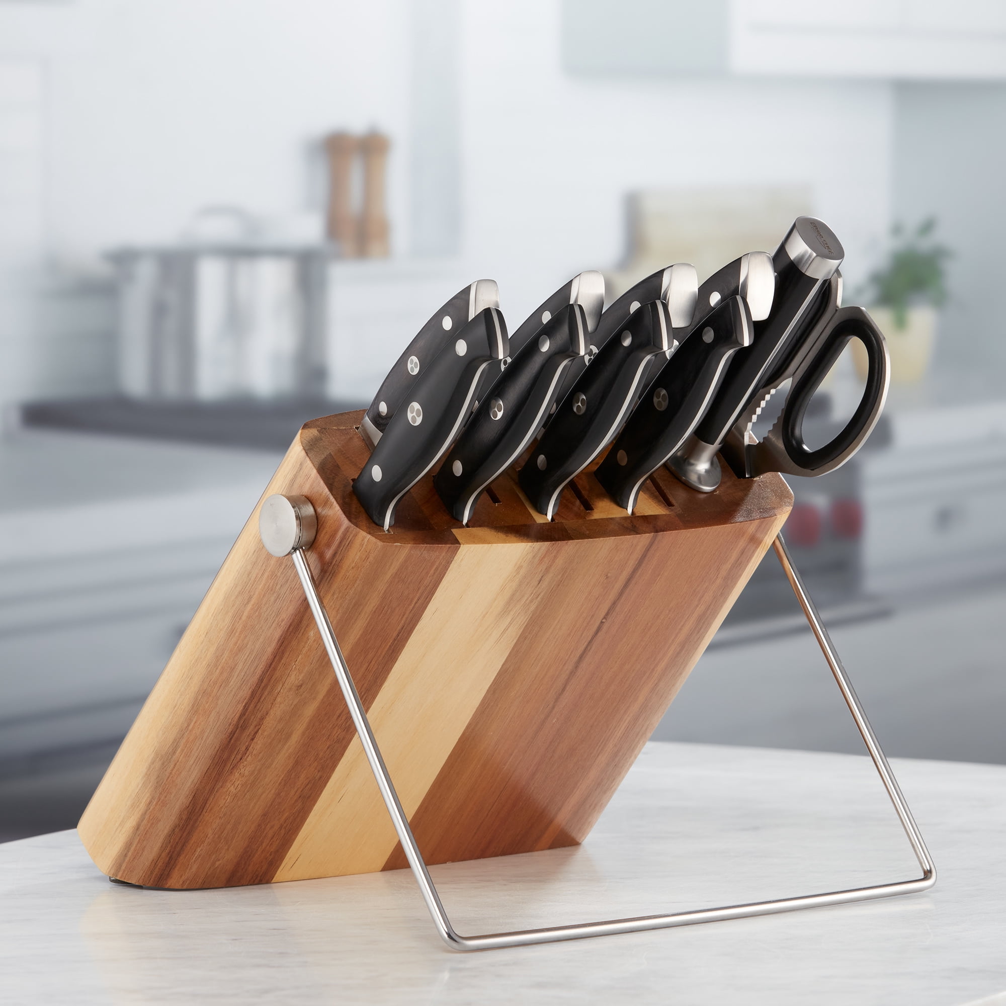 Ergo Chef 11pc Pro Series 2.0 Knife Block Set Forged High Carbon ...