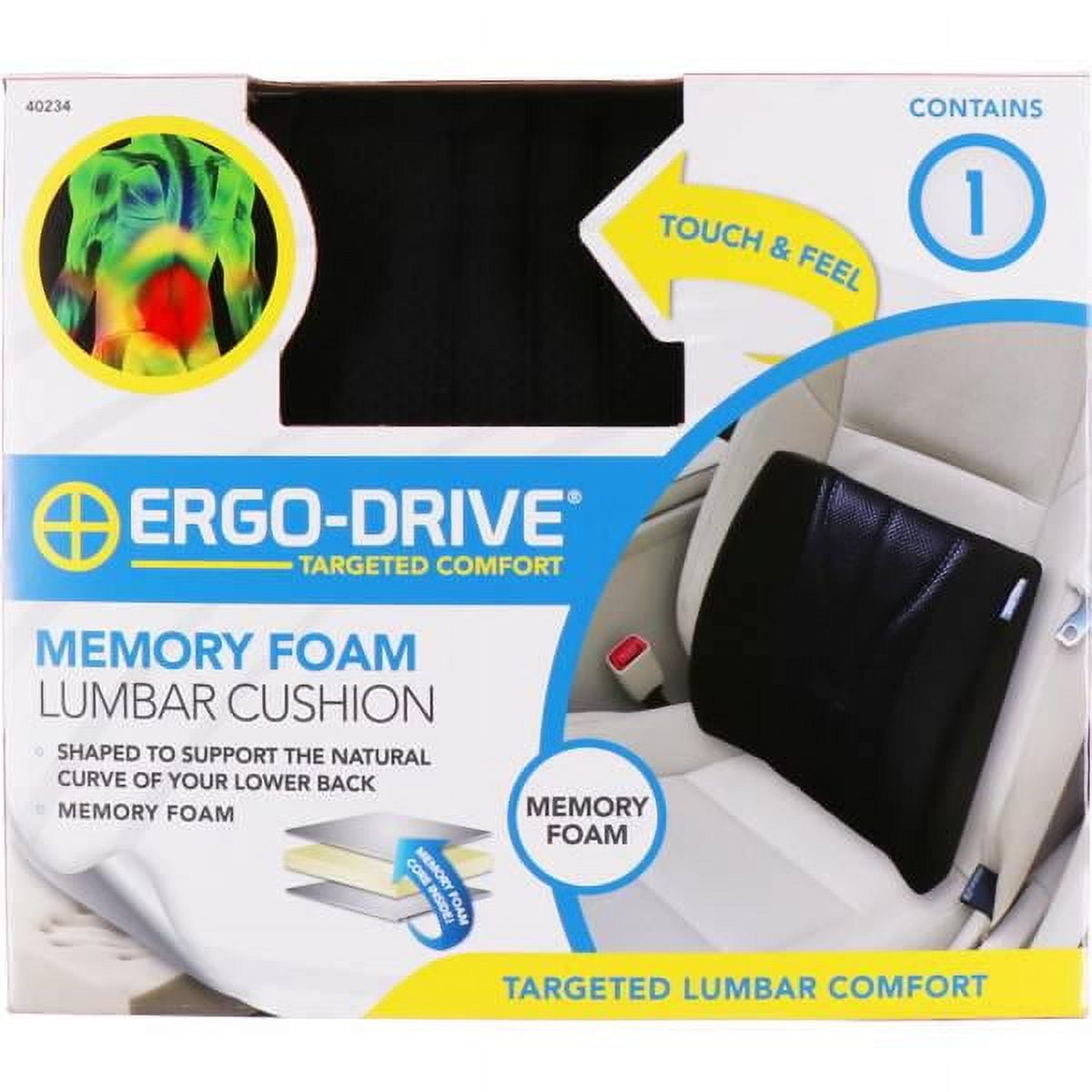 Ergo-Drive Lumbar Cushion - Walmart Business Supplies