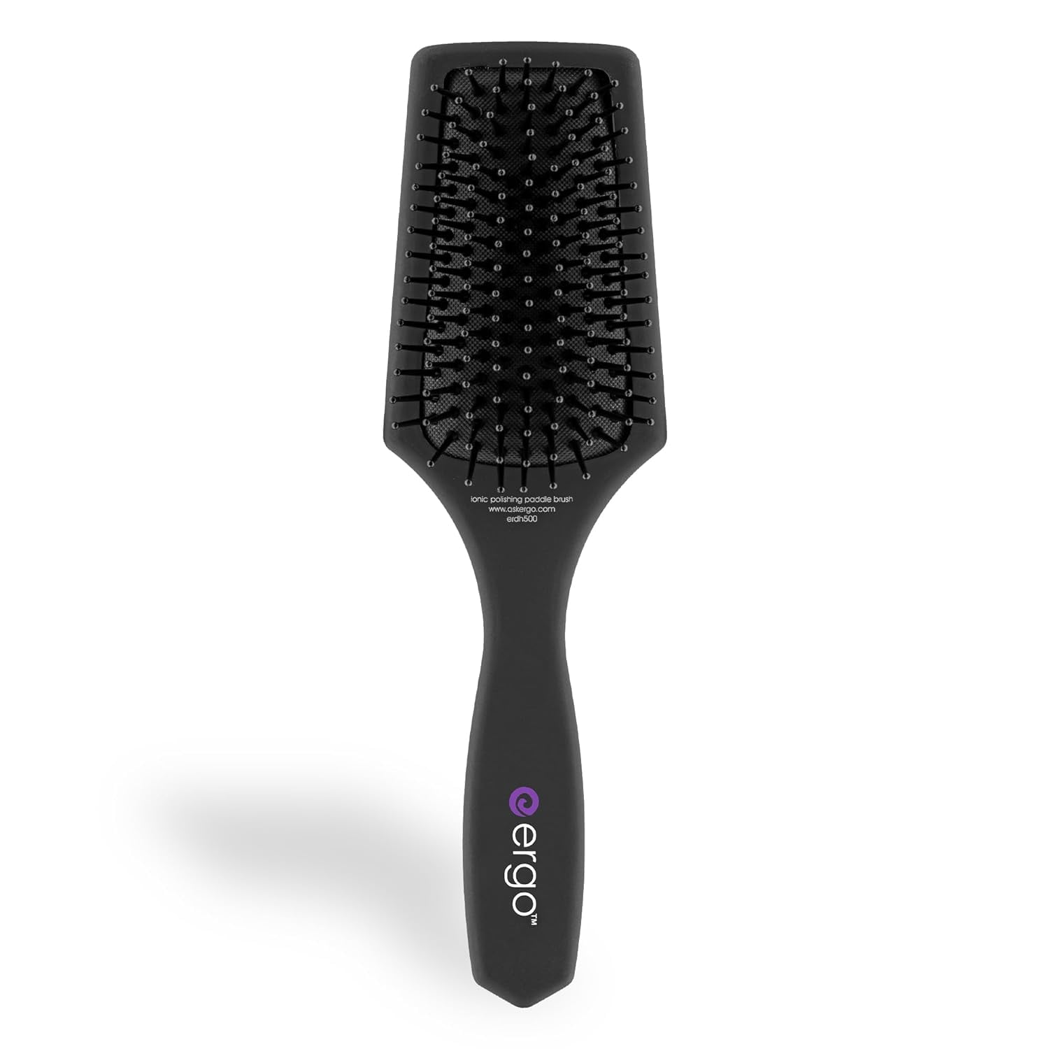 Ergo Mini Ionic Paddle Hair Brush Detangling Brush Black (ER500 ...