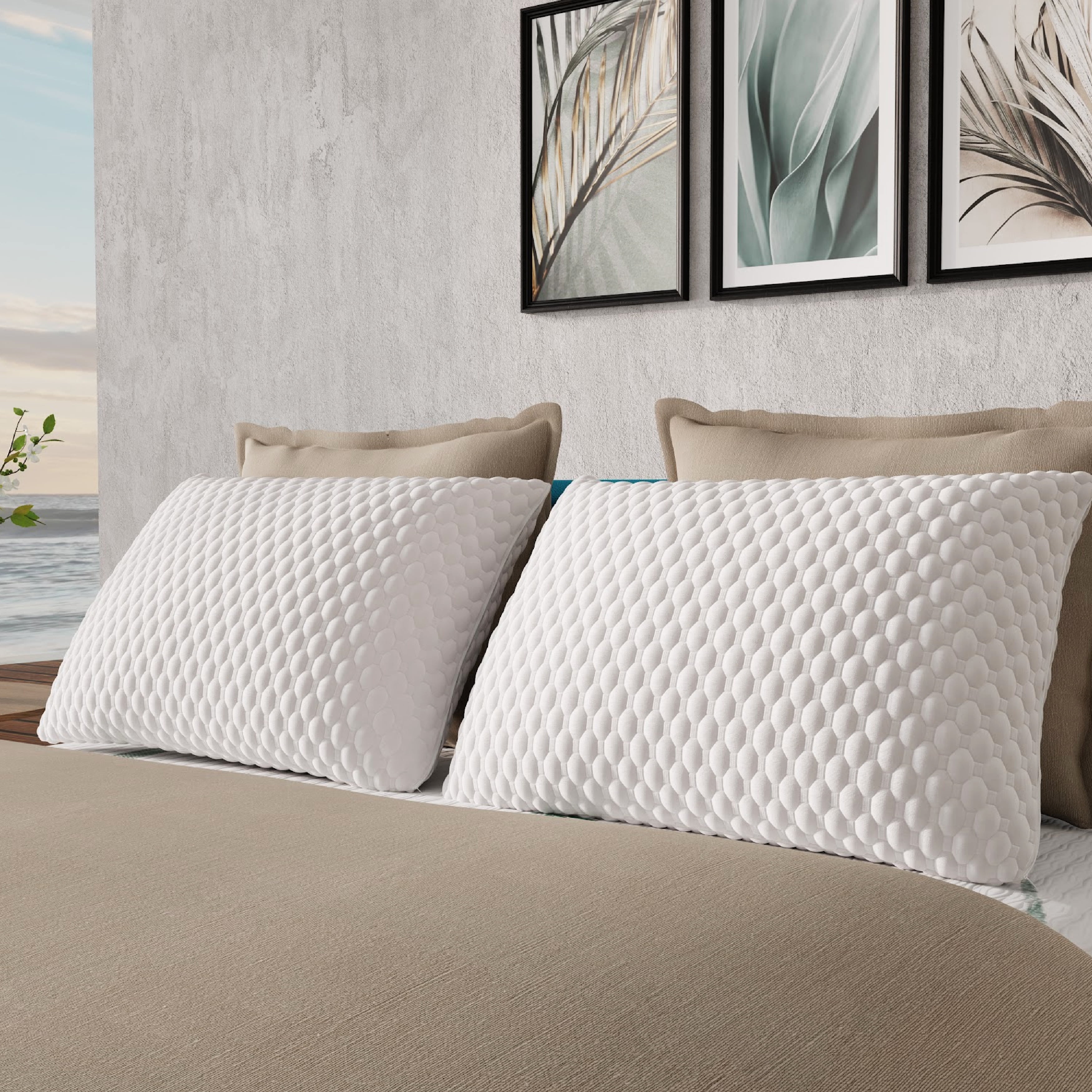 Ergo-Pedic ZenCloud With CopperCell Cooling And Calming Shredded Gel ...
