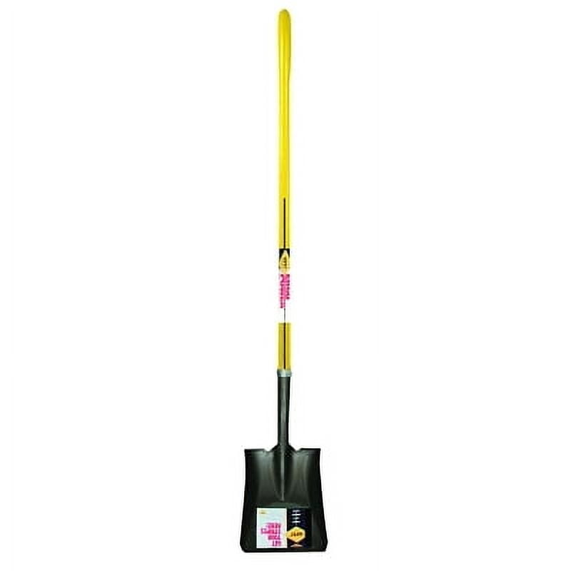 Ergo-Power Square Point Shovel, Heavy Gauge Back, 48" Fiberglass ...