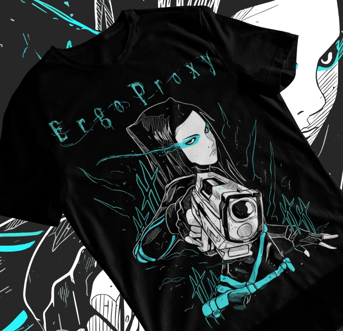 Ergo Proxy T-Shirt Re-l Mayer Anime Manga Kawaii Girl Shirt Soft Tee ...