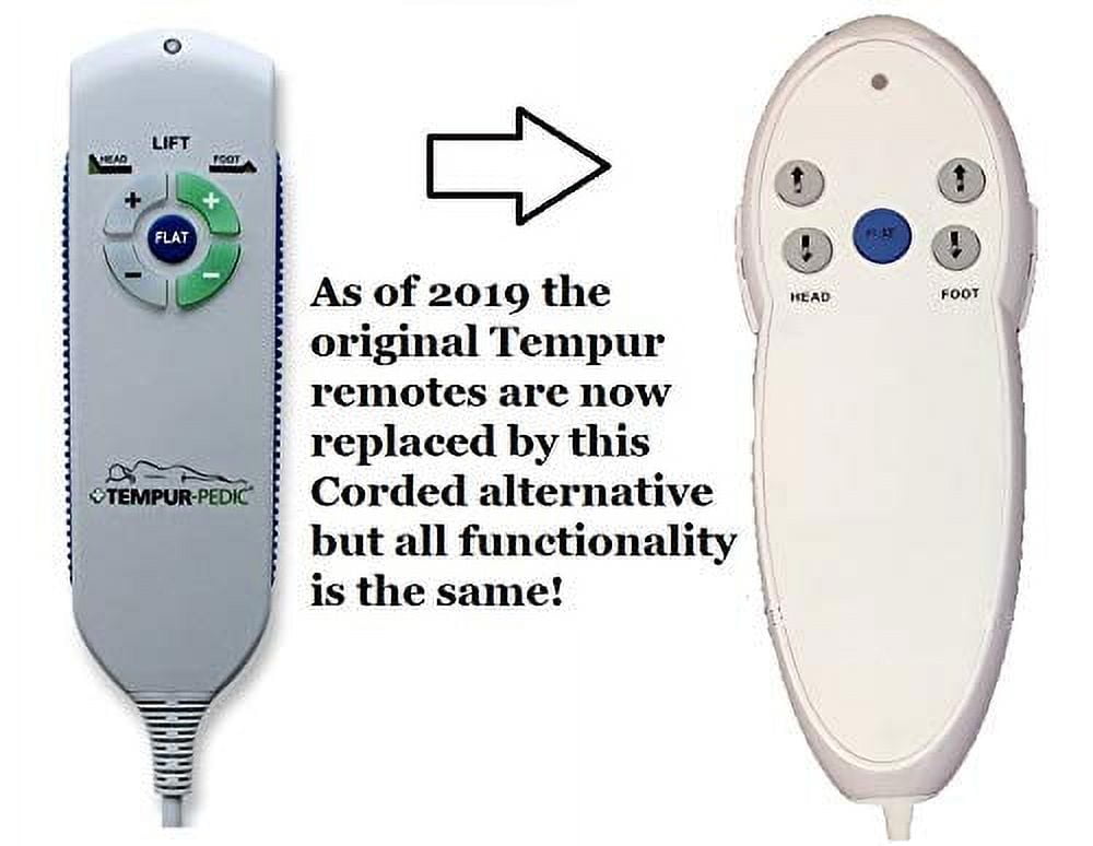 Tempur-Pedic Ergo Series TES B3111-220 OEM Replacement Remote for ...