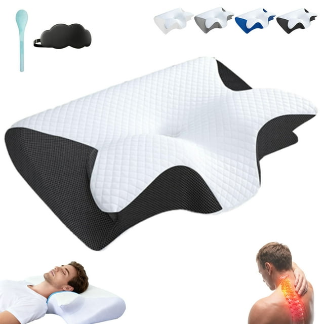 Ergo Z Pillow, 2026 Upgraded Lightweight Memory Foam 2 in 1 Ergonomic ...