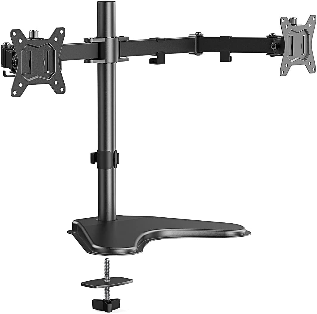 ErgoAV ERDAM4-01B Dual Monitor Full Motion Stand for 13 inch to 32 inch ...