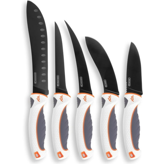 ErgoMax 6-Piece Professional Game Processing Knife Set - Caping ...