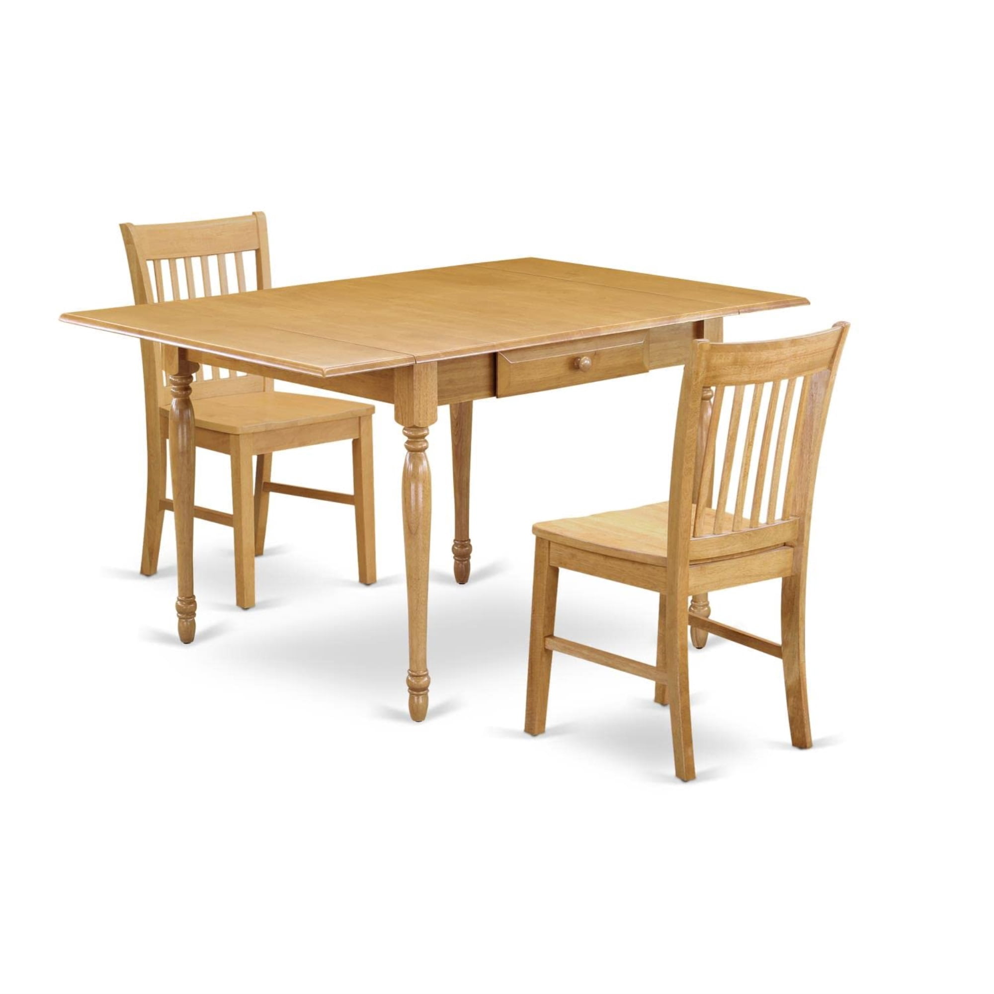 Ergode 3-Piece Dinette Set - Mid-Century Dining Table with 2 Chairs ...