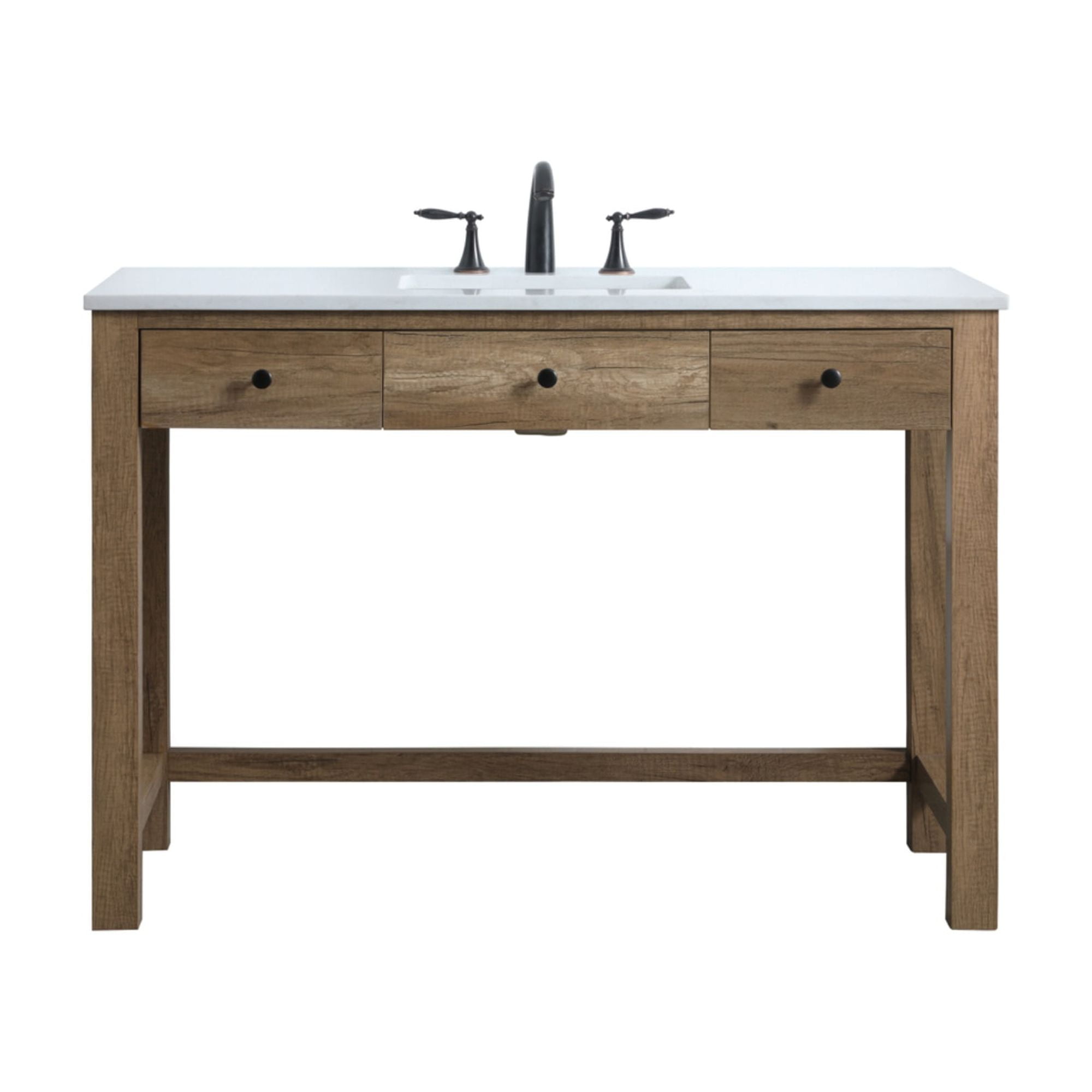 Ergode 48 Inch ADA Compliant Bathroom Vanity in Natural Oak - Handicap ...