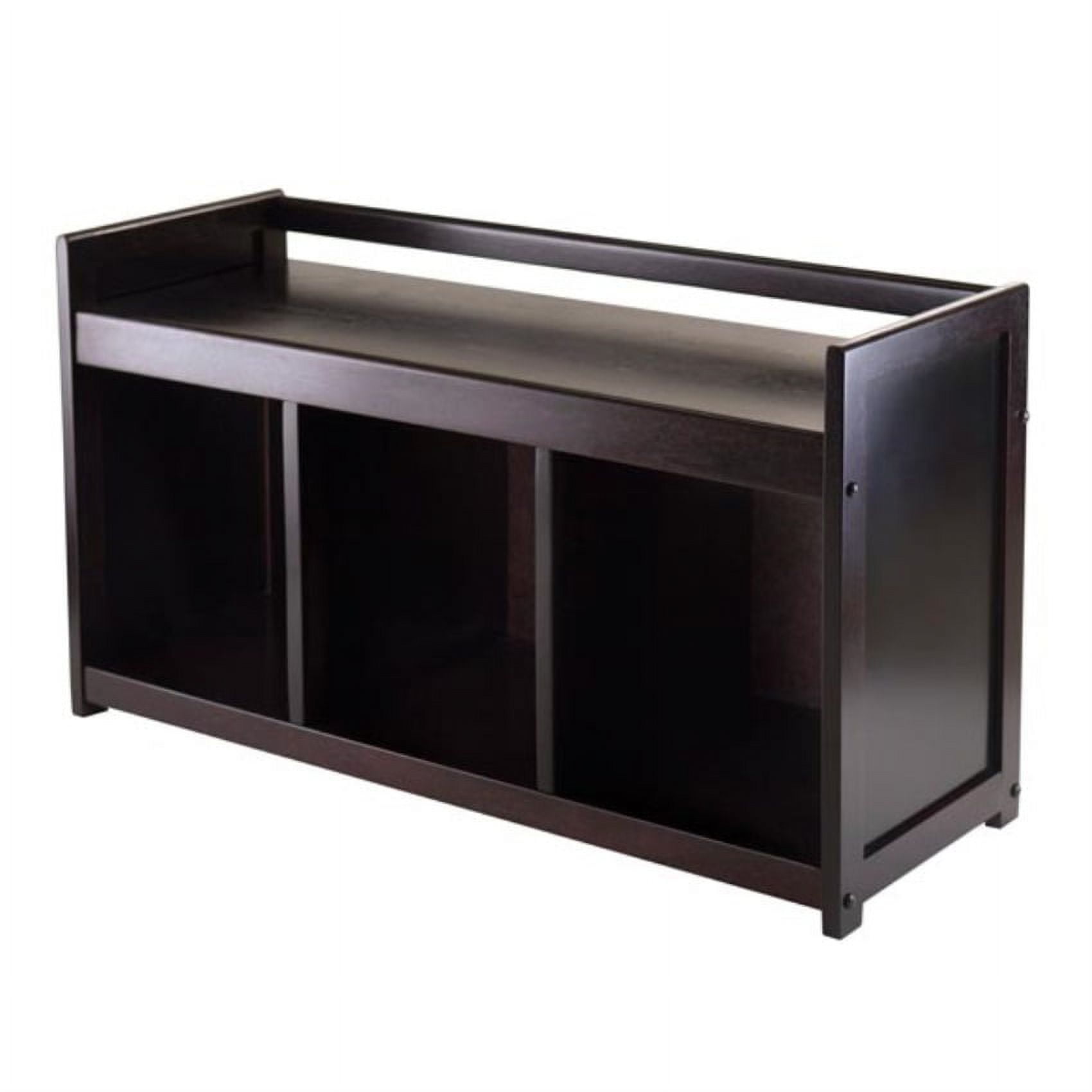 Ergode Addison Entryway Storage Bench, Espresso - Walmart.com