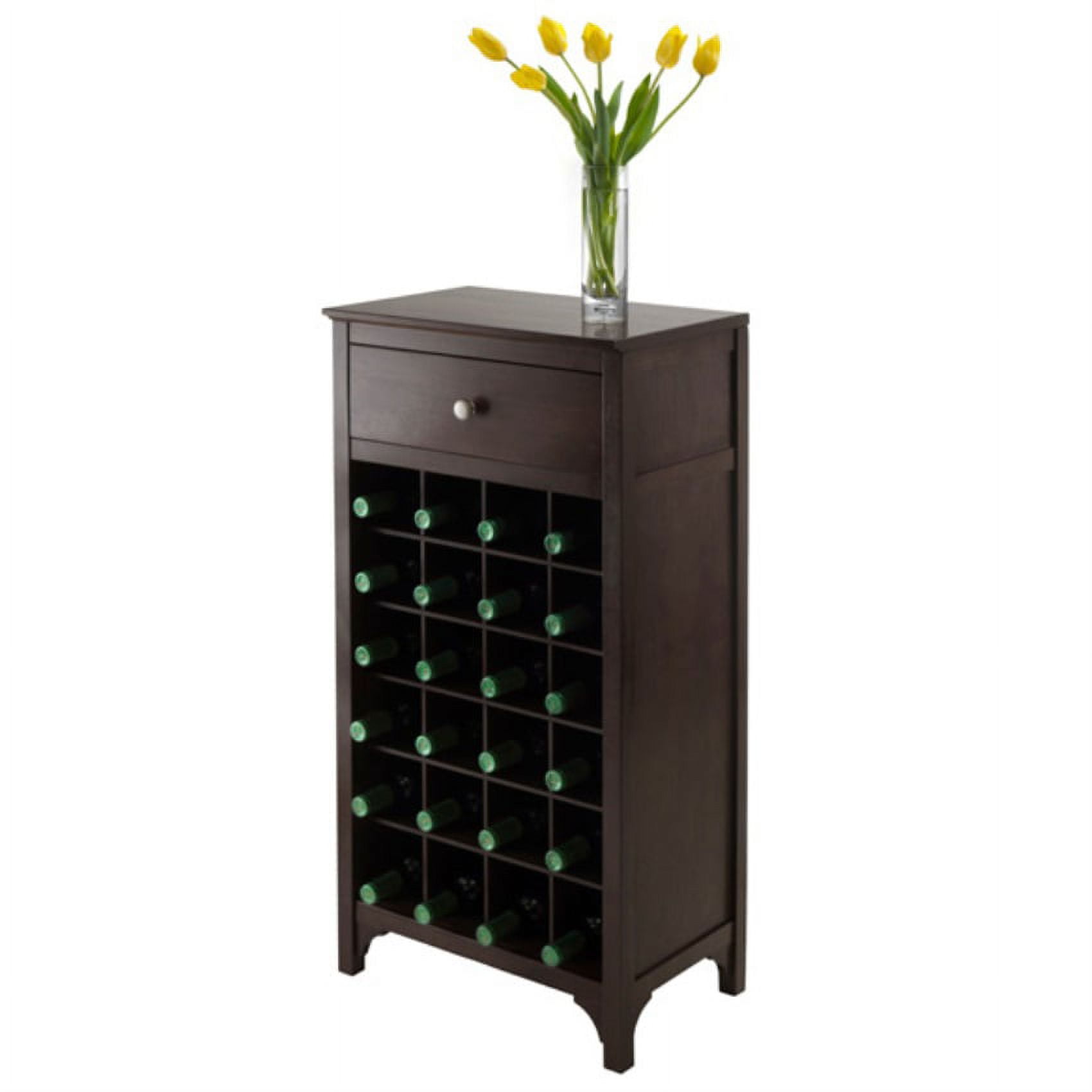 Ergode Ancona Modular Wine Cabinet with One Drawer & 24-Bottle ...