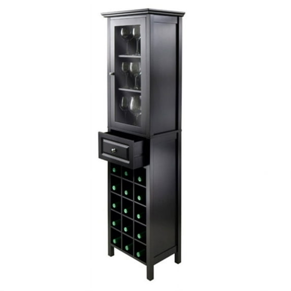 Ergode Burgundy Wine Display Tower, Black - Walmart.com