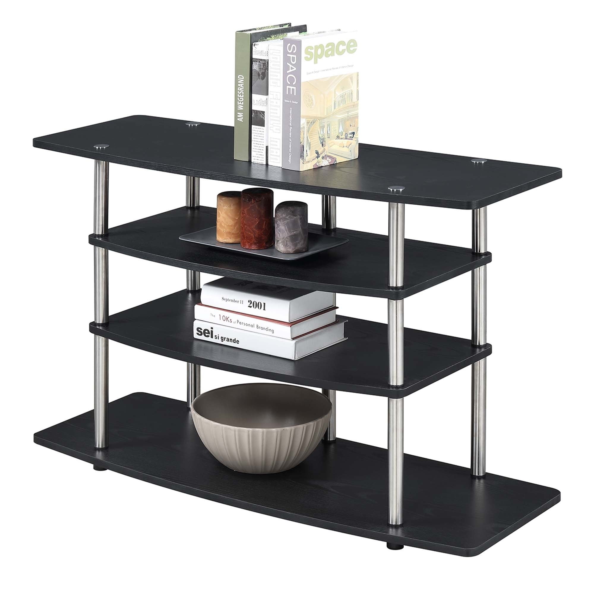Ergode Designs2Go No Tools Wide Highboy 4 Tier TV Stand - Walmart.com
