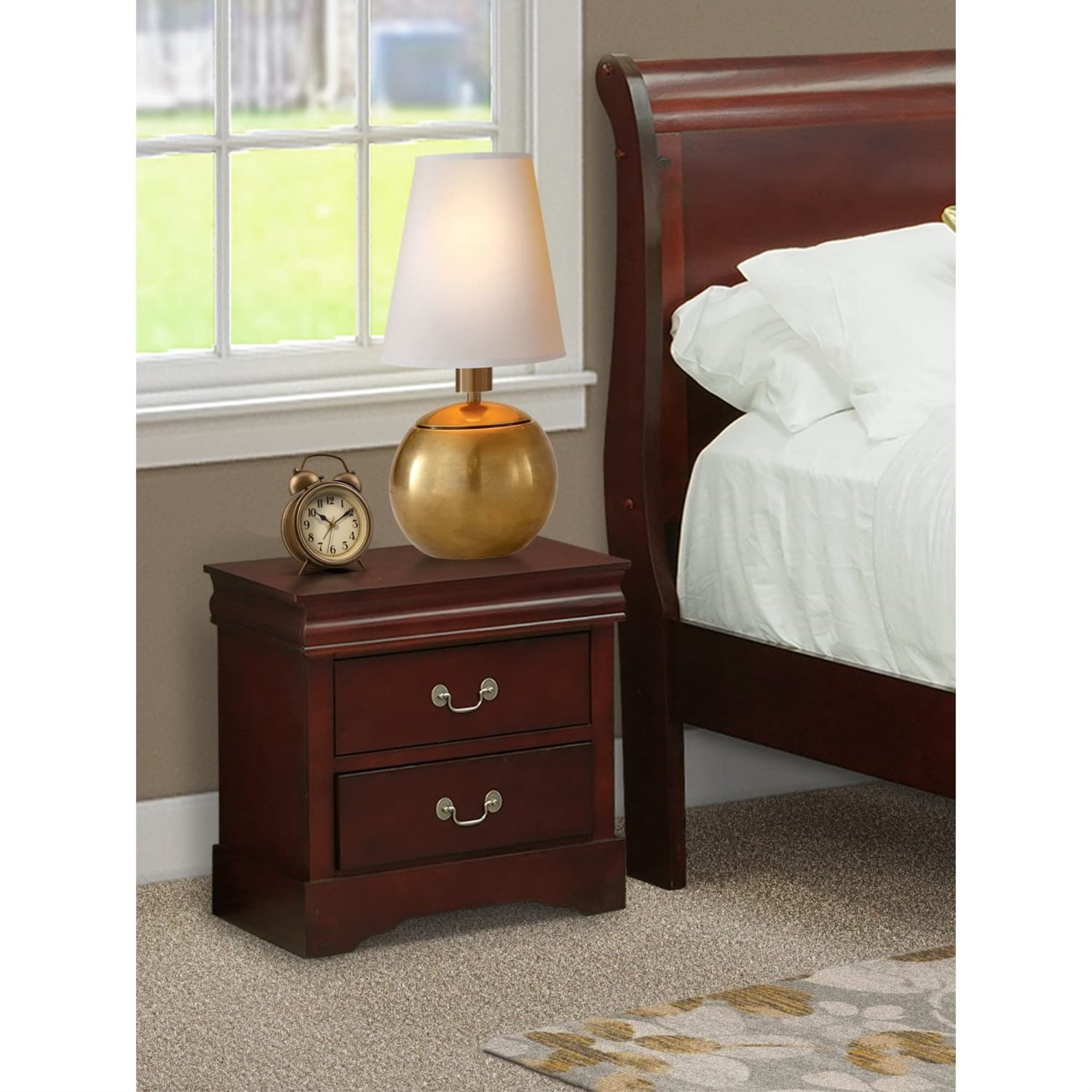 Ergode LPN-03 Louis Philippe Night Stand - Walnut Finish | Exceptional ...
