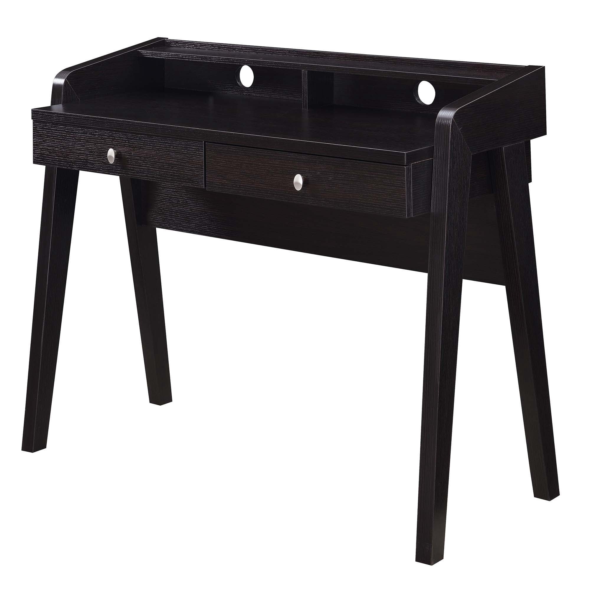Ergode Newport Deluxe 2 Drawer Desk with Shelf - Contemporary Design ...