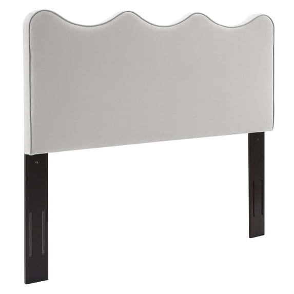 Ergode Performance Velvet Full/Queen Headboard - Scalloped Design ...