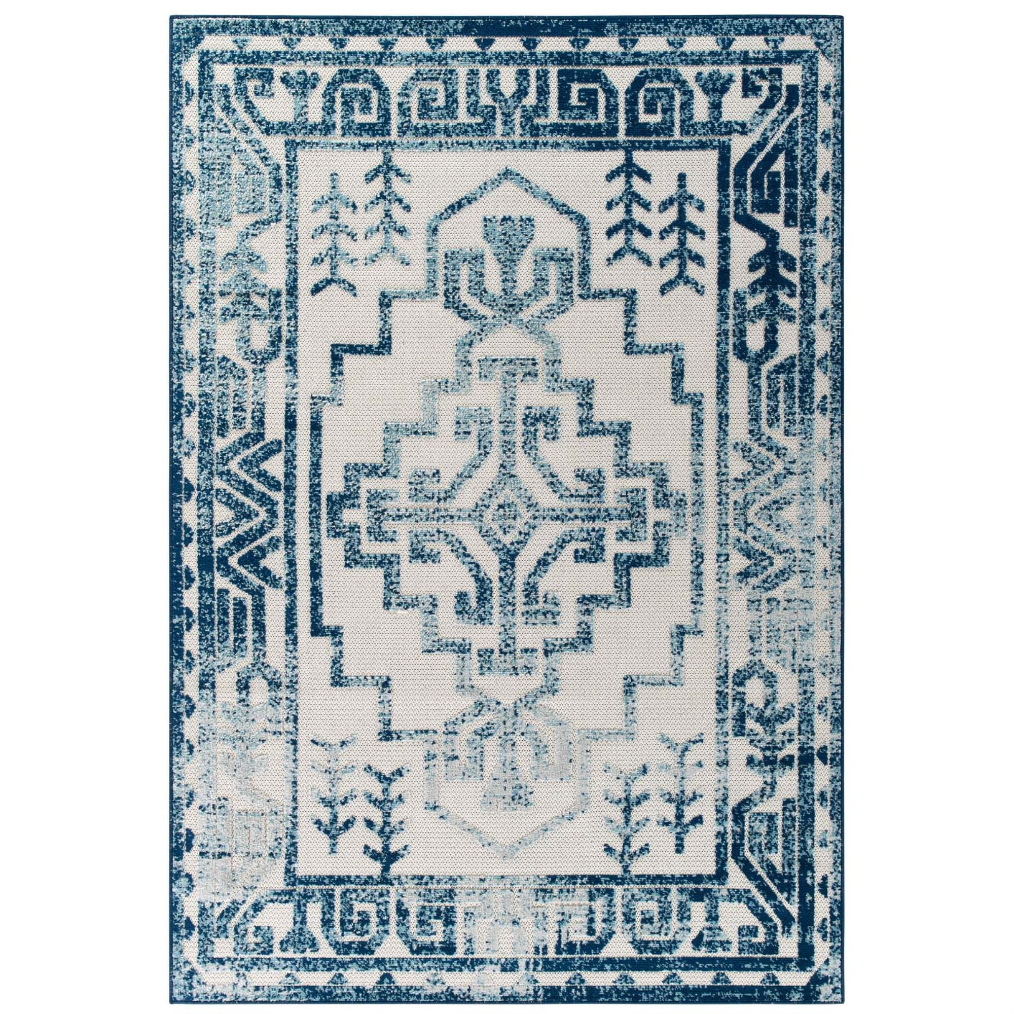 Ergode Reflect Nyssa Distressed Geometric Southwestern Aztec 5x8 Indoor ...