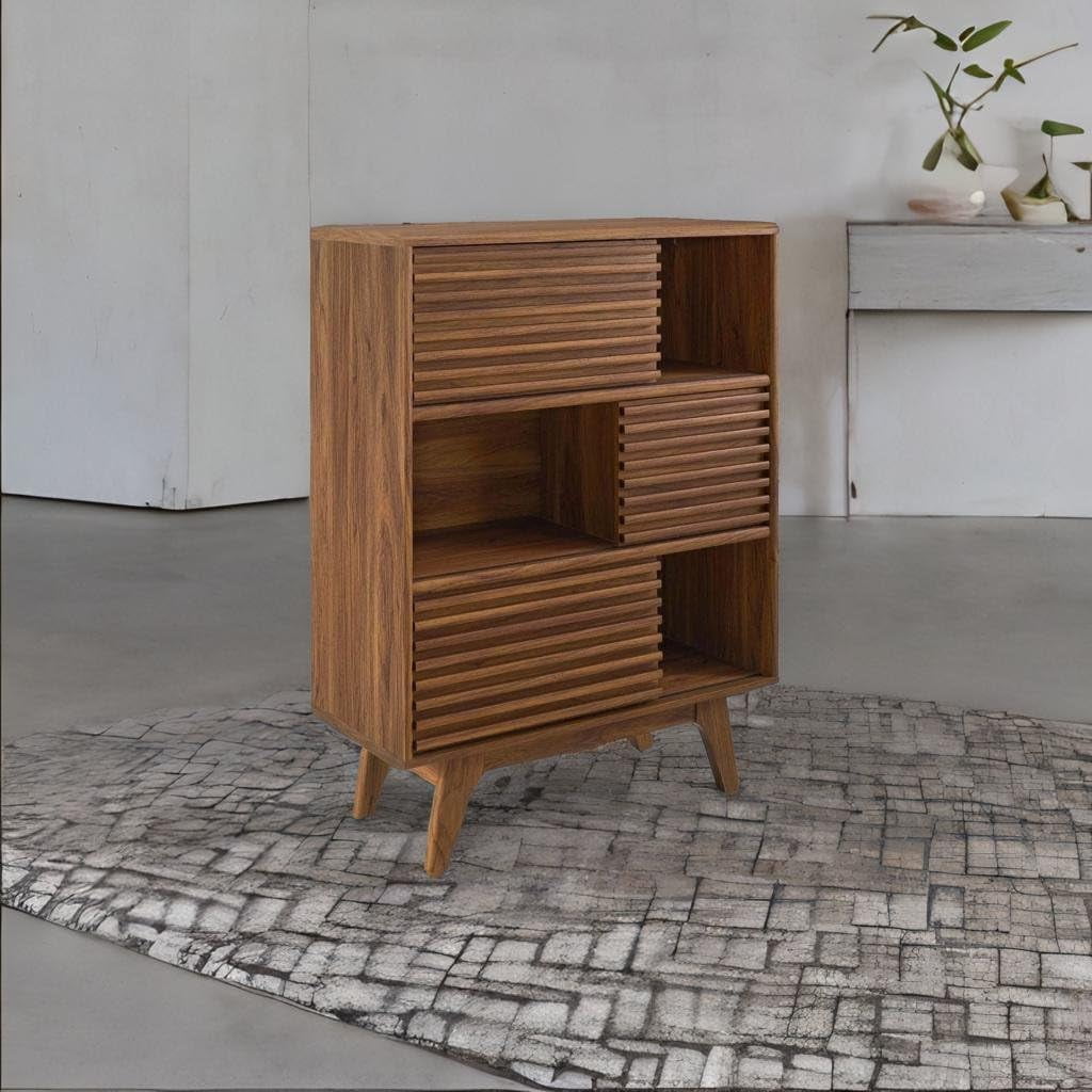 Ergode "Render Three-Tier Display Cabinet Stand: Timeless Mid-Century ...
