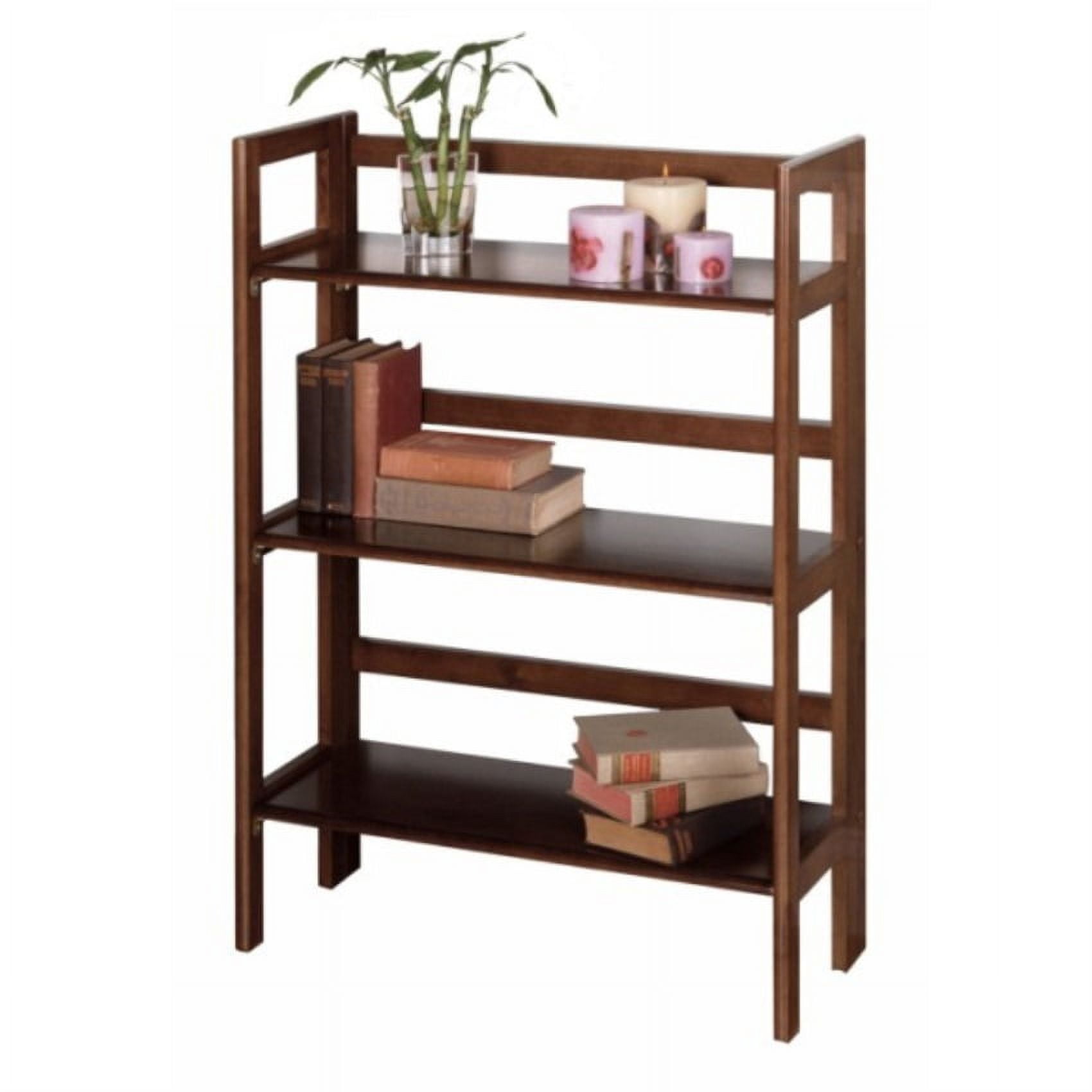 Ergode Terry Folding Bookcase Walnut - Walmart.com