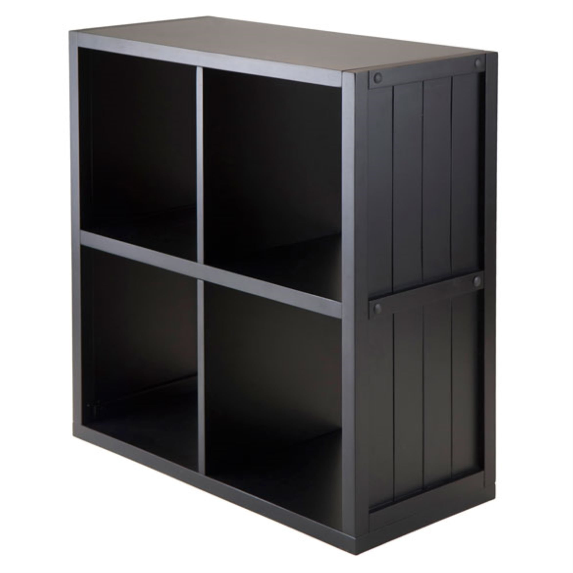 Ergode Timothy Shelf 2x2 Grid Shelf, Black - Walmart.com