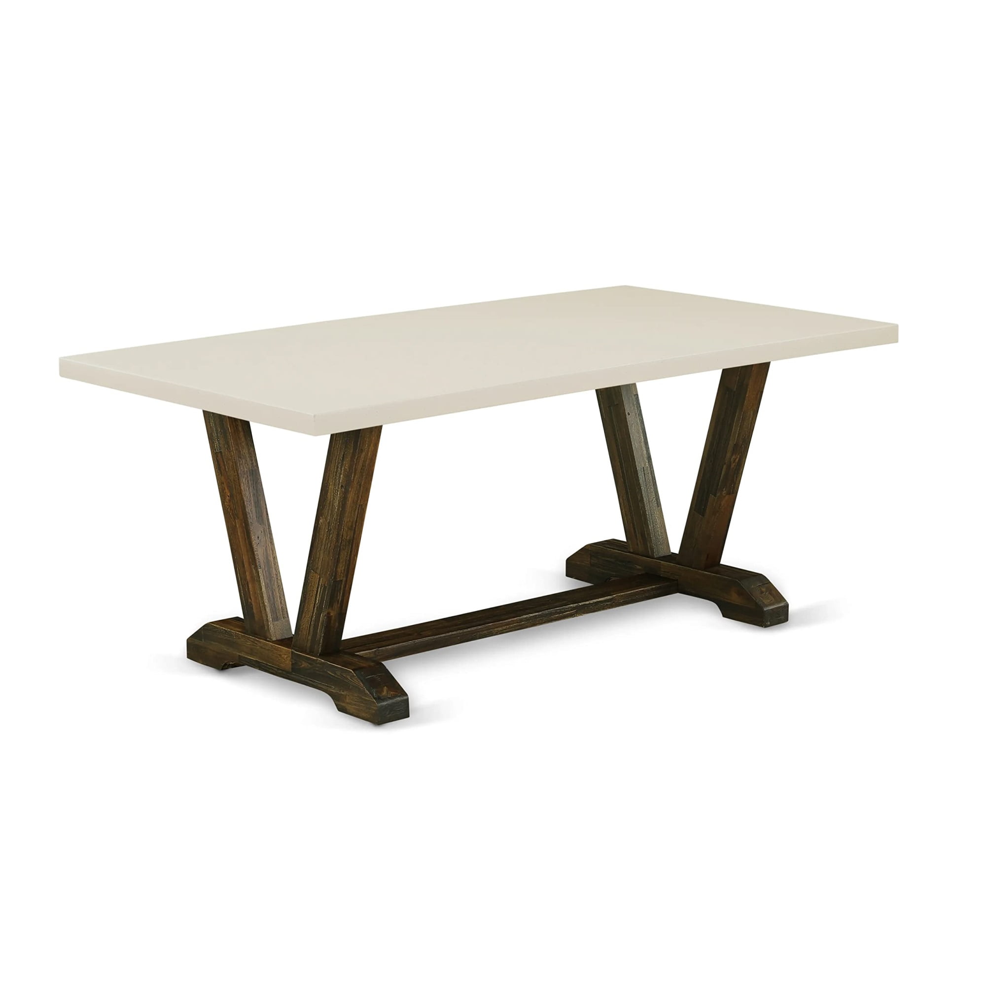Ergode V727FL716-7 7-Piece Kitchen Dining Table Set - Modern Design ...