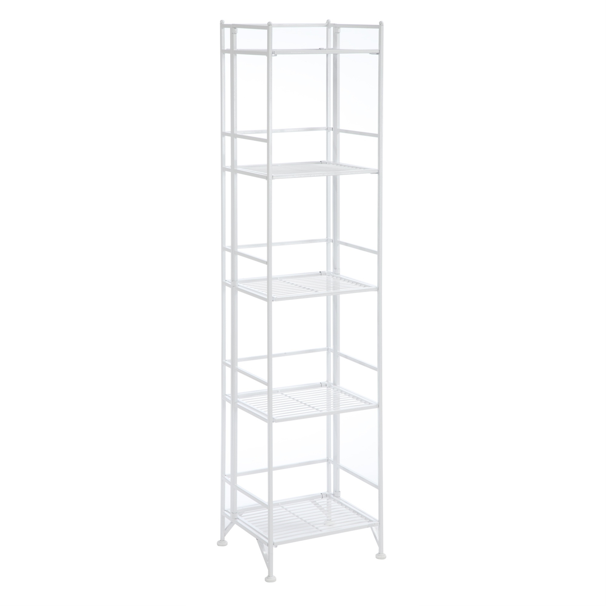 Ergode Xtra Storage 5 Tier Folding Metal Shelf - Durable & Convenient ...