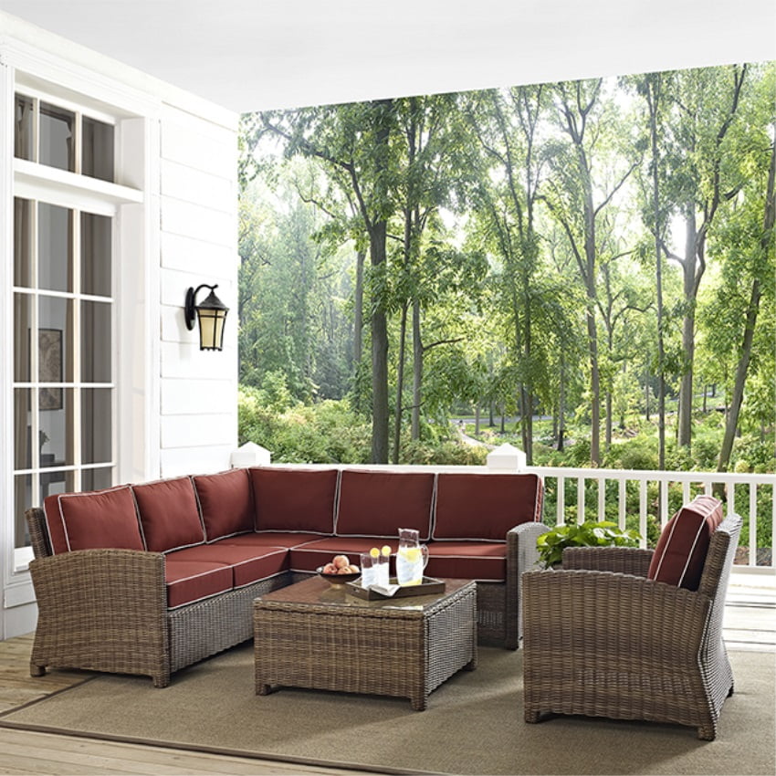 Ergodes Bradenton Collection: Exquisite All-Weather Wicker Sectional ...