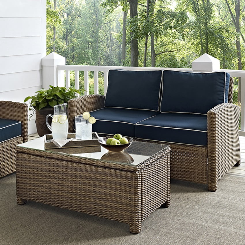 Ergodes Bradenton Collection: Exquisite Outdoor Wicker Seating Set with ...
