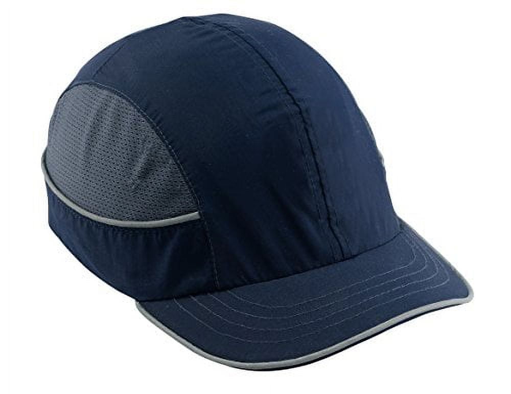 Ergodyne 8950 Short Brim Navy Bump Cap - Walmart.com