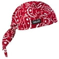 Ergodyne Chill-Its 6615 Absorptive Moisture-Wicking Dew Rag, Red ...
