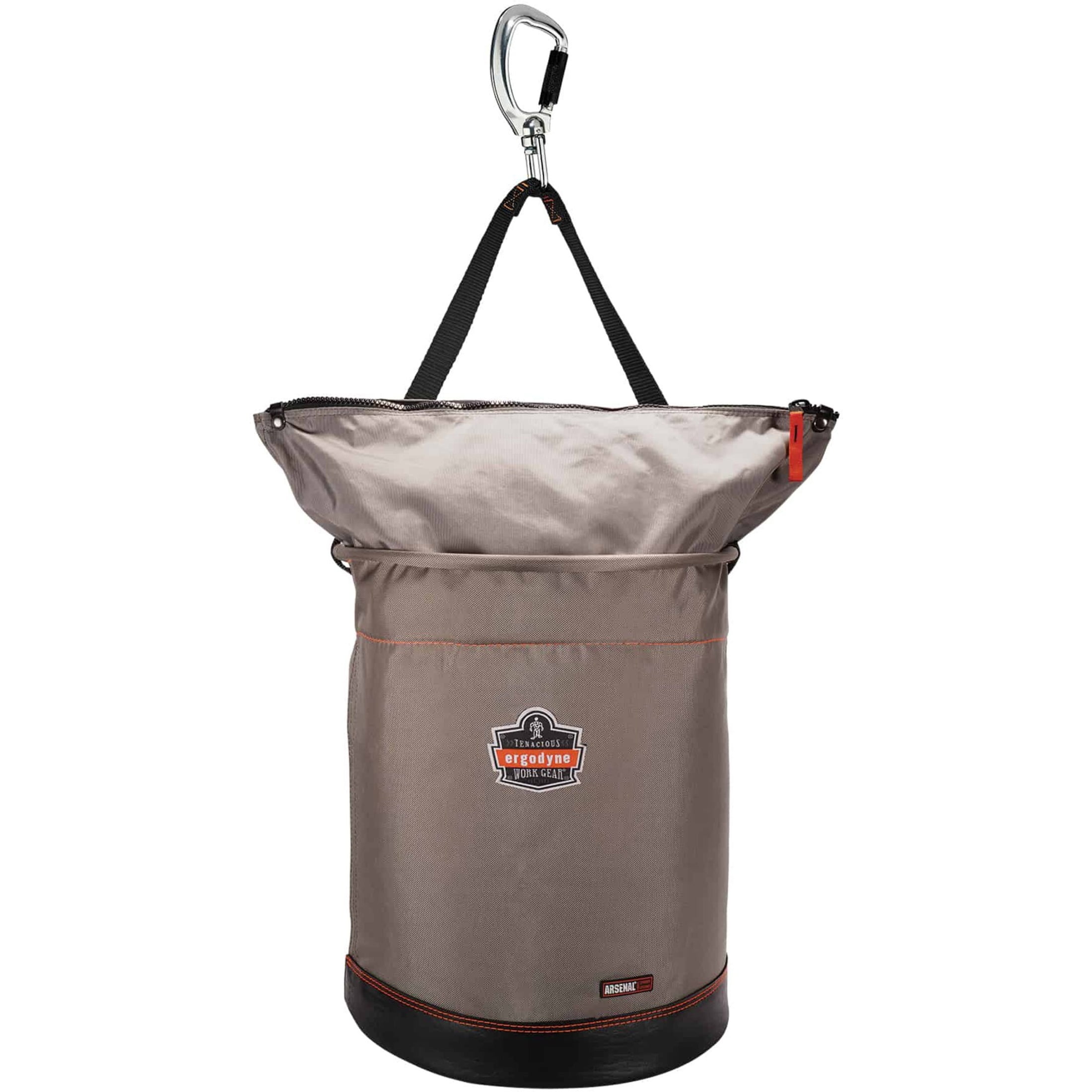 Ergodyne Hoist Bucket With Swiveling Carabiner Xl Gray - Walmart.com