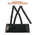 ProFlex 11093 1650 Elastic Back Support Brace, Medium, Black, 1 Each ...