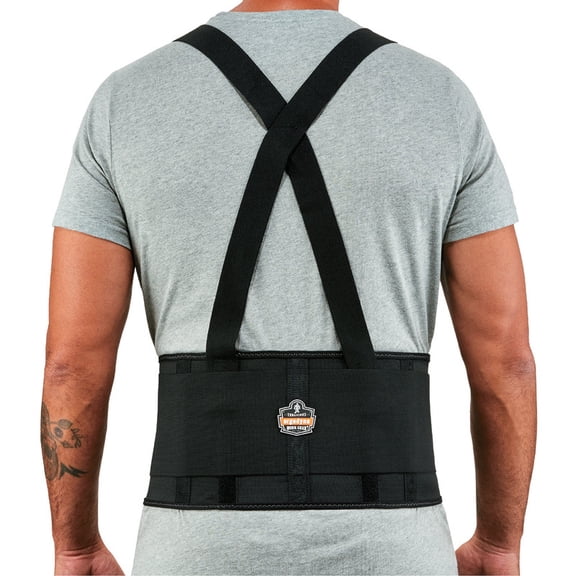 Ergodyne ProFlex® 100 Economy Spandex Back Support Brace, Black, M ...