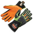 Ergodyne ProFlexÂ® 925F(x) Standard Dorsal Impact-Reducing Gloves, Lime ...