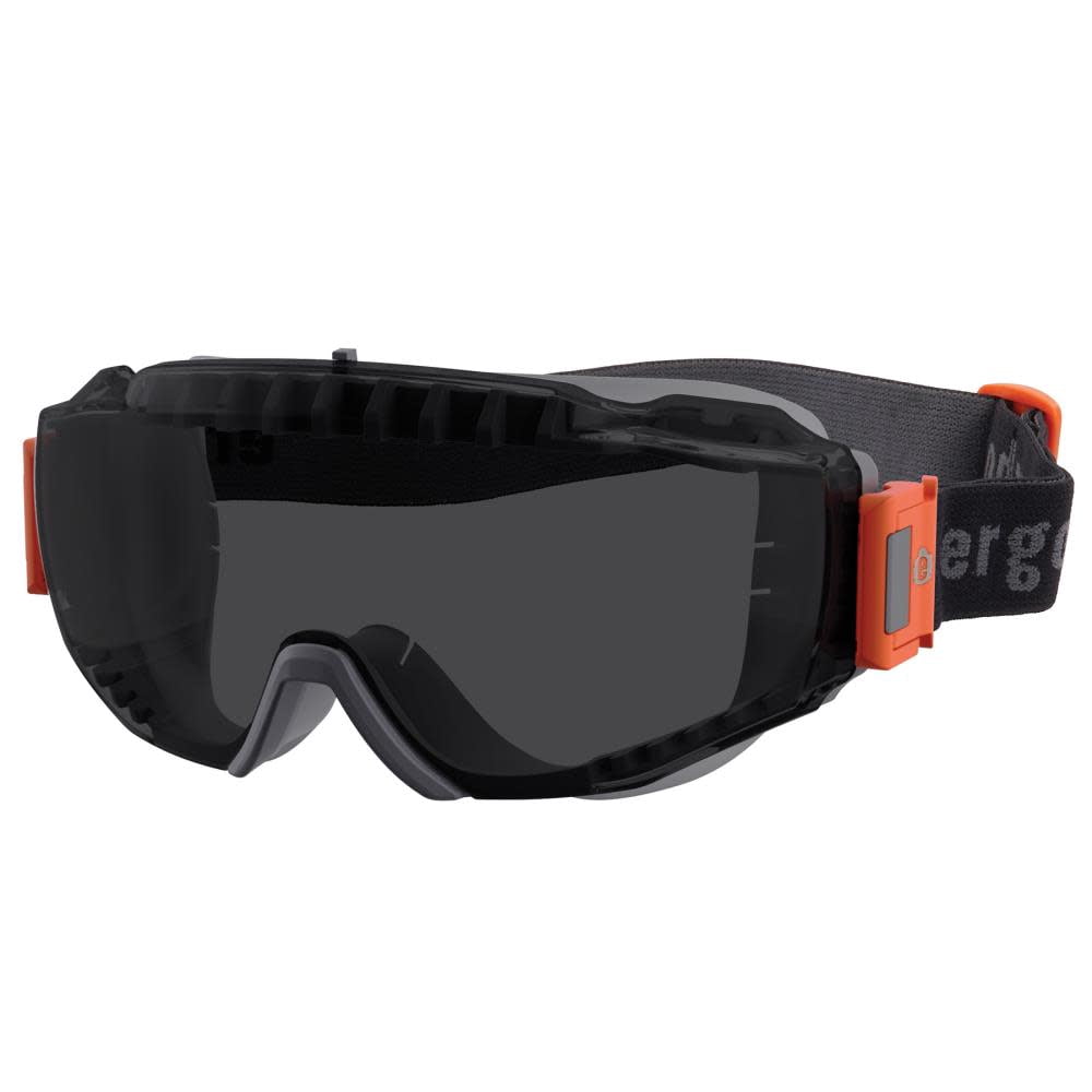 Ergodyne Smoke Lens Gray Otg Safety Goggles Elastic Strap - Walmart.com