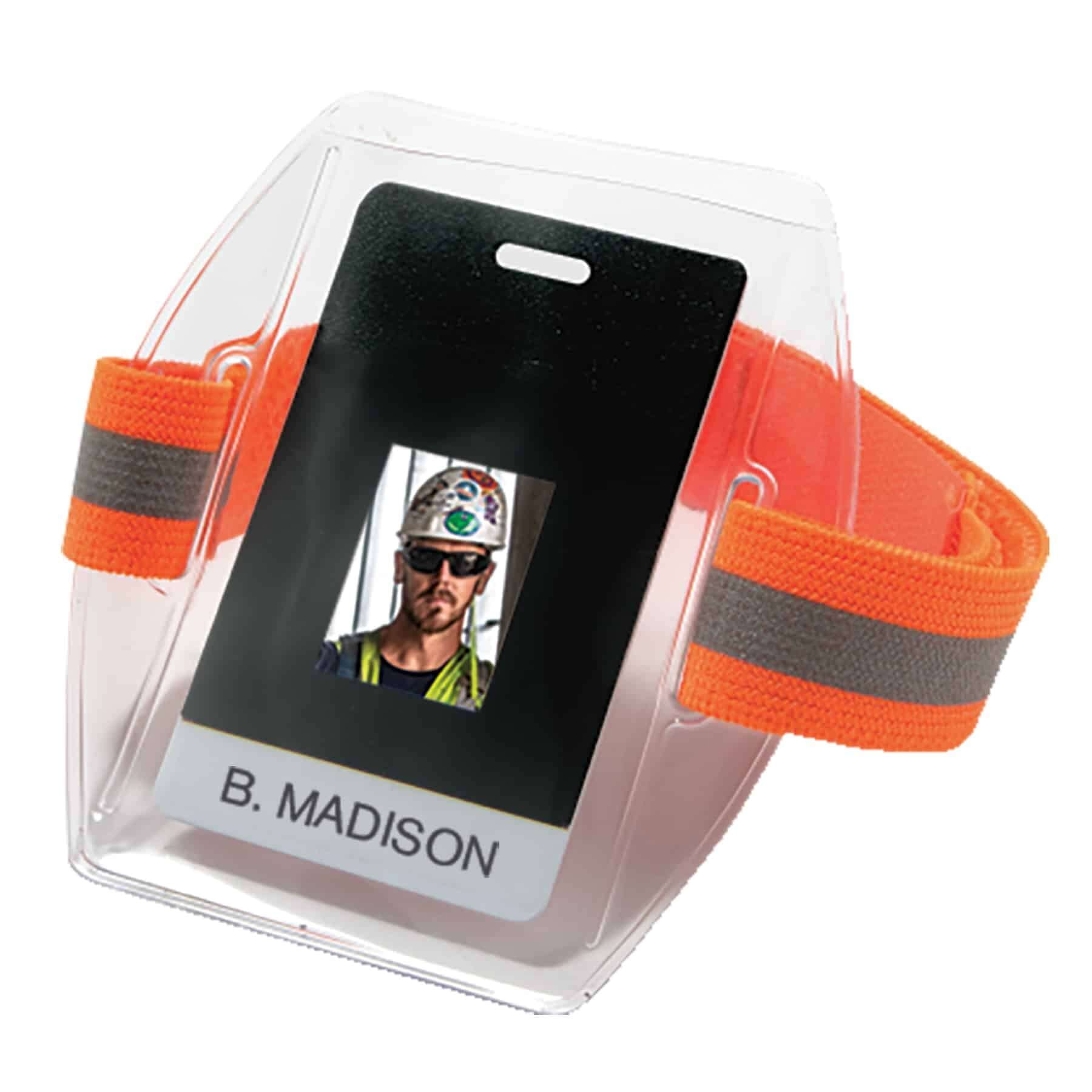 Ergodyne Squids® Work Accessories: 3386 Vinyl Arm Band ID/Badge Holder ...