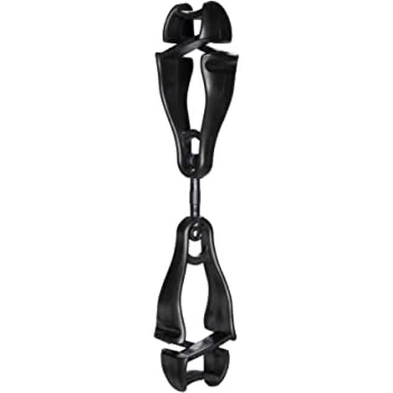 Ergodyne Squids 3400 Glove Clip Holder w/ Dual Clips Black Pack of 100 ...