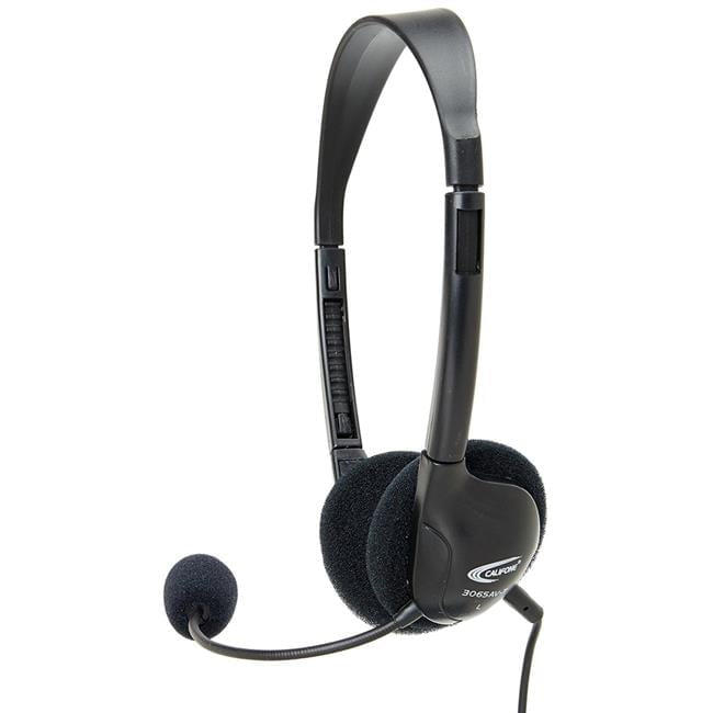 Ergoguys - Strategic Califone Lightweight Dual Plug Headset - Walmart.com