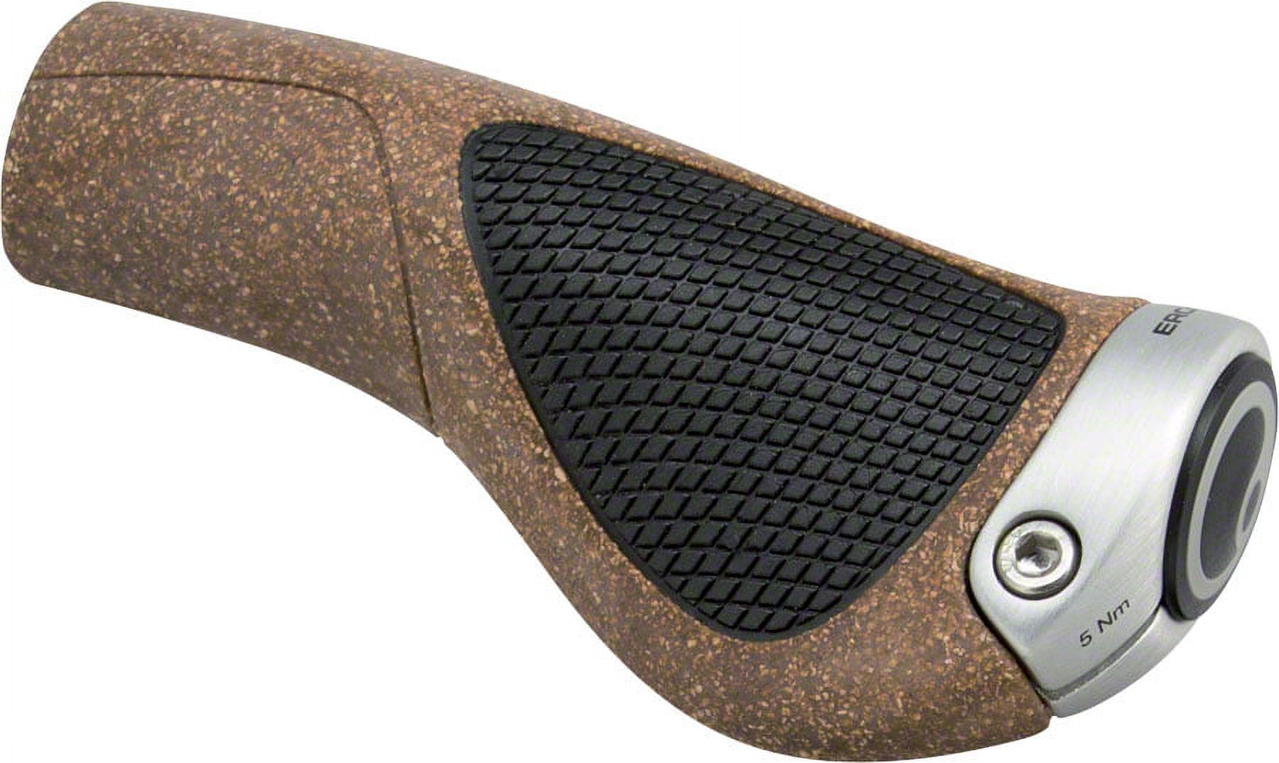 Ergon GP1 BioKork Grips Black Tan Lock-On Small Cork w/ Vegitable-Oil ...