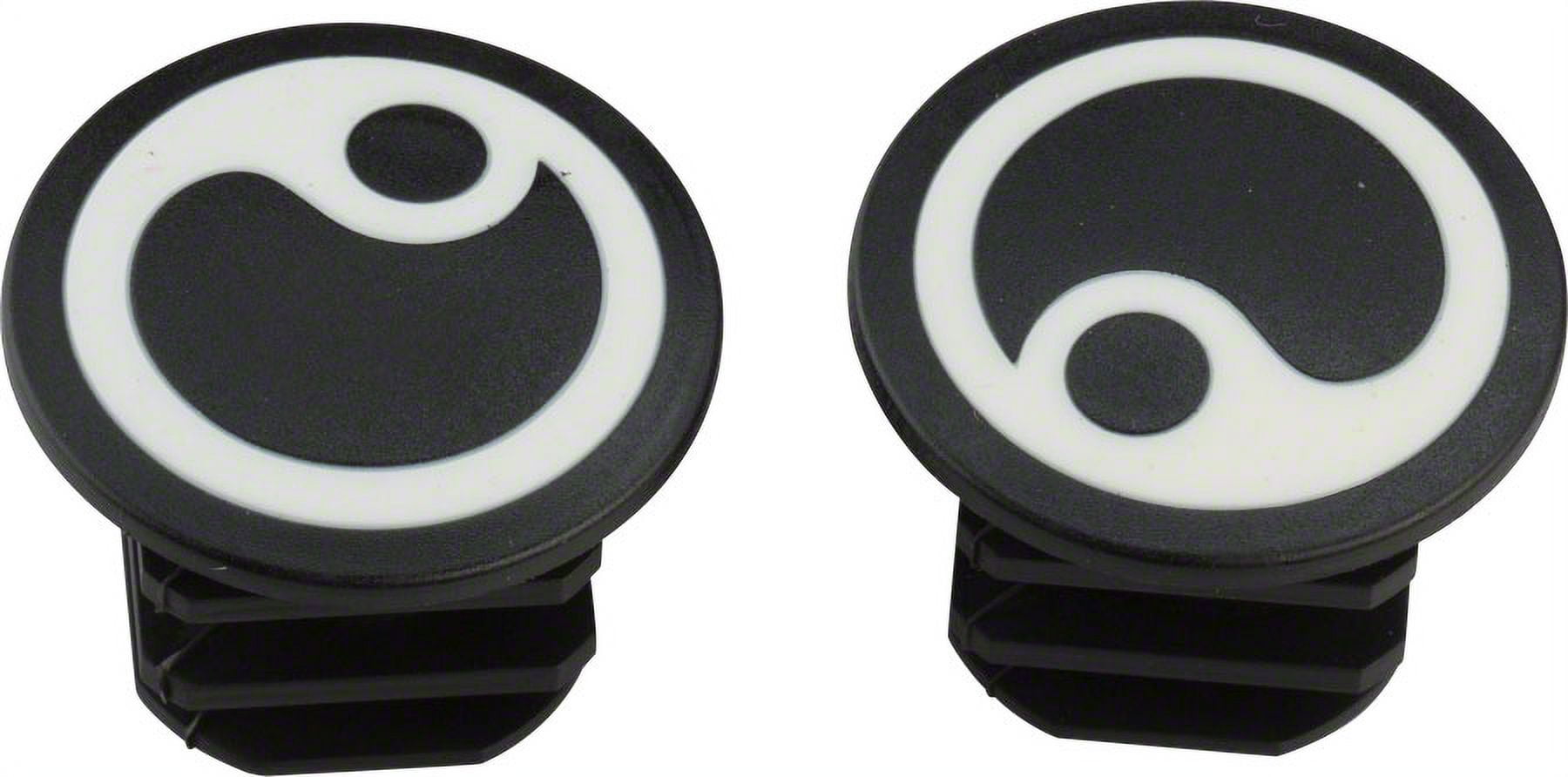Ergon GP1 White Logo Replacement Bar End Plugs Pair, Ergon Grip ...
