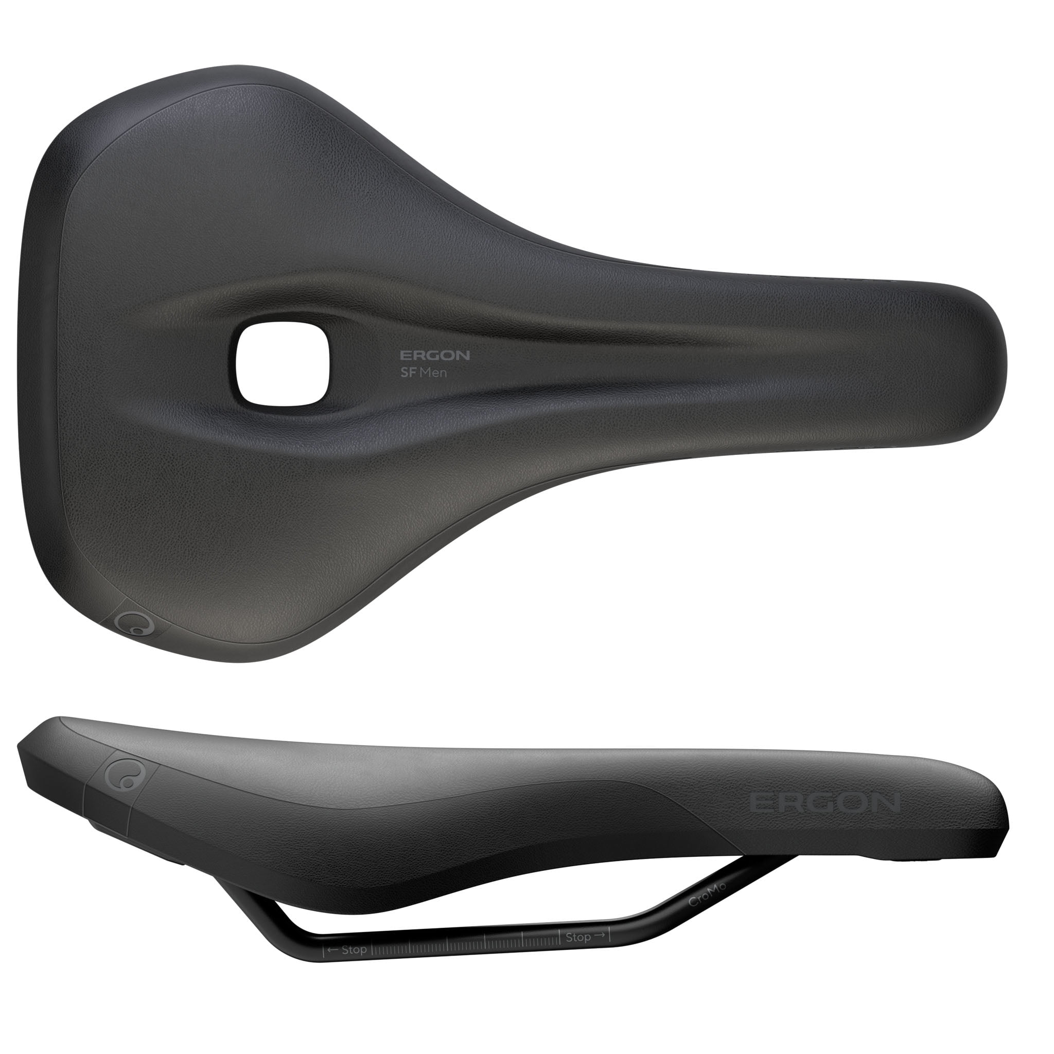 Ergon SF Saddle - Steel, Black, Men's, Medium/Large - Walmart.com